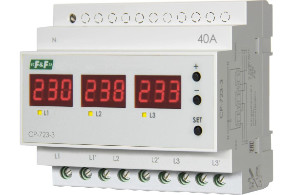 Реле напряжения 3ф CP-723 EA04.009.022 - купить по выгодной цене в интернет-магазине OZON ...