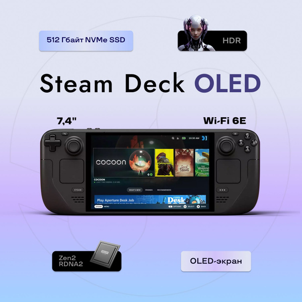 Портативная Игровая Консоль Valve Steam Deck OLED 512GB - купить с ...
