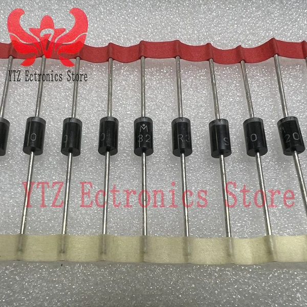 10 ШТ. SR320 MBR3200 DO-201AD Диод 200V 3A - купить с доставкой по ...