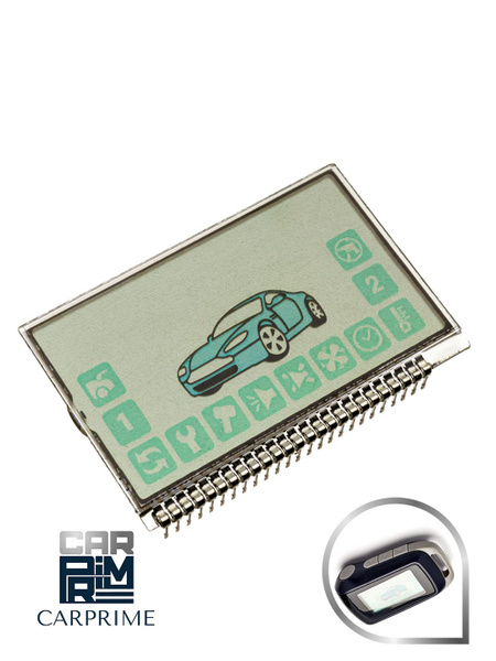 Дисплей LCD на ножках для брелока авто сигнализации Starline A92/A94 купить на OZON по низкой ...