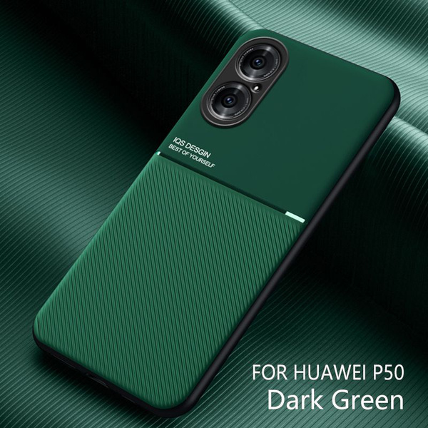 Чехол на Huawei P50 (Хуавей П50) Кожаный чехол (Magsafe) - купить с ...