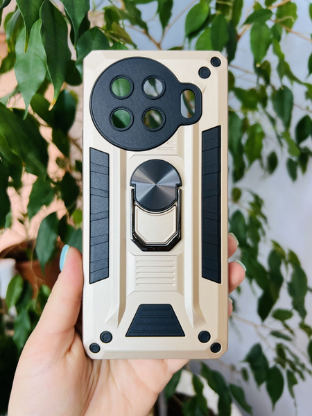 Чехол противоударный Military для Tecno Spark 20 Pro Plus Техно Спарк 20 Про Золотой