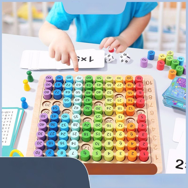 Деревянные математические игрушки/игра в таблицу умножения /3 способа ...
