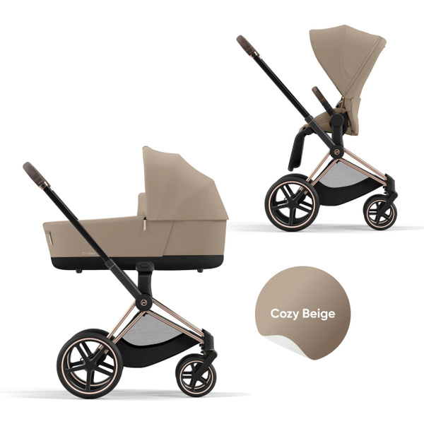 Cybex Priam IV Коляска 2 в 1, шасси Rose Gold/Cozy Beige купить на OZON ...