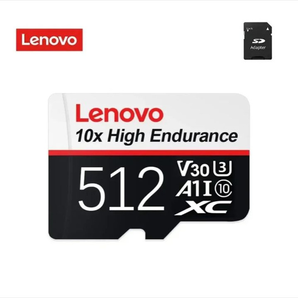 Карта памяти Micro SD Lenovo, 512 Гб - купить с доставкой по выгодным ...