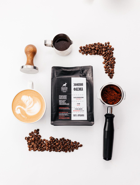 Кофе в зернах Baggins Coffee "Эфиопия Фасика" 200г - купить с доставкой ...