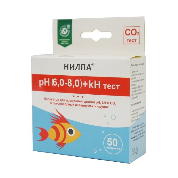Тест pH + kH (Нилпа) - купить с доставкой по выгодным ценам в интернет ...
