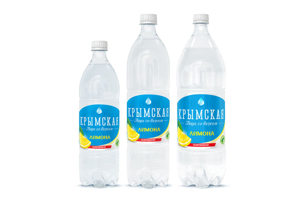 Минеральная вода "Крымская" со вкусом Лимона - 6шт. х 1,5л. - купить с ...