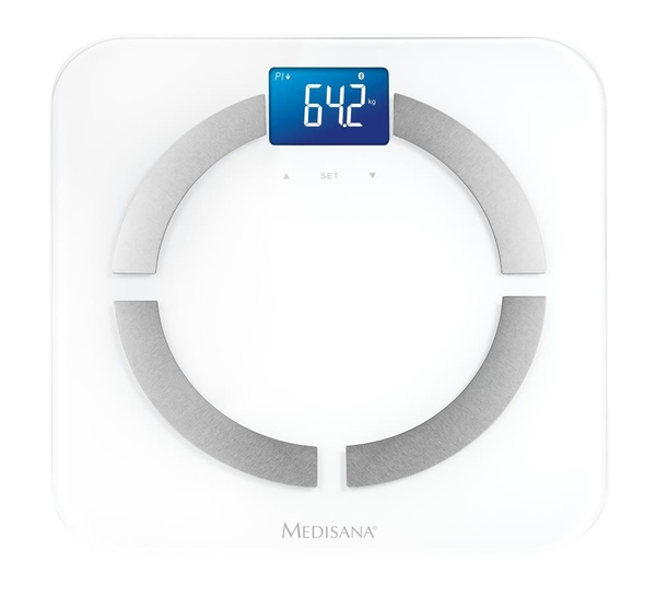 Весы напольные электронные Medisana BS 430 Connect макс.180кг белый ...