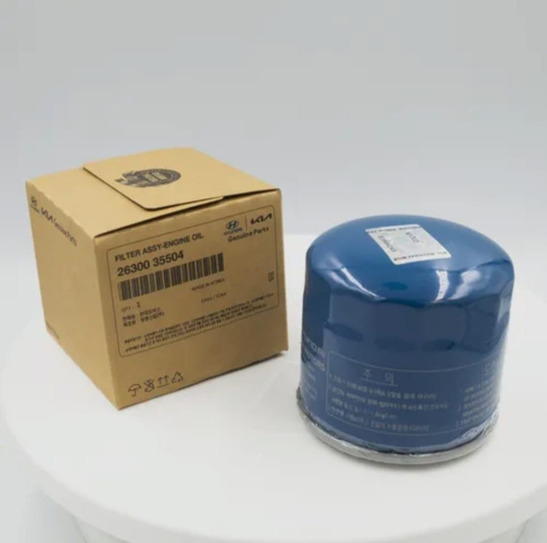 Фильтр масляный Hyundai-KIA Hyundai Kia 2630035504 MOBIS Korea для ...