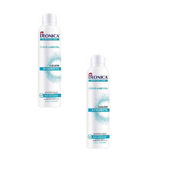 Шампунь сухой Deonica Объем и свежесть (250 мл)2 шт купить на OZON по низкой цене (1433042033)