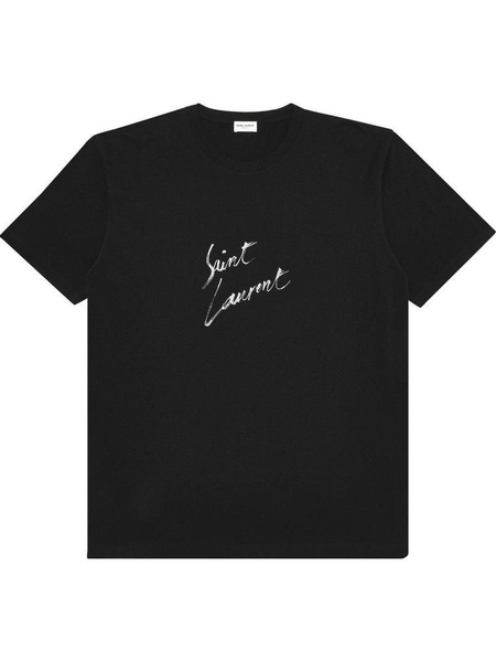 Футболка SAINT LAURENT, размер 56, цвет черный - купить по выгодной ...