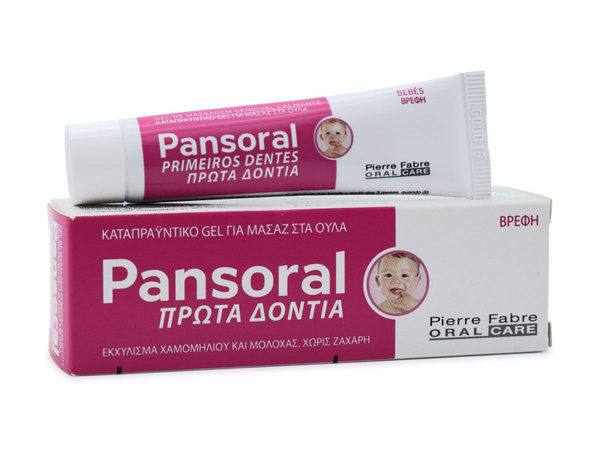 ORAL CARE PANSORAL ПАНСОРАЛ ПЕРВЫЕ ЗУБЫ Гель для массажа десен при ...
