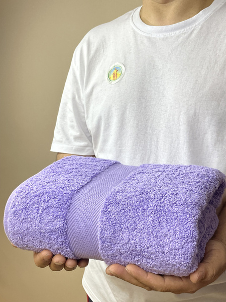 Полотенце банное TM Textile БР750_банное Хлопок, Махровая ткань 70x140 ...