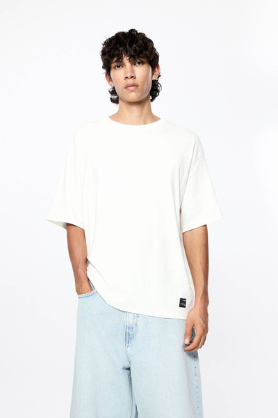 Поло Pull&Bear, размер 44, цвет белый - купить по выгодной цене в интернет-магазине OZON ...