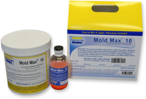 Силикон для изготовления форм Smooth-On Mold Max 10 на олове - купить с ...