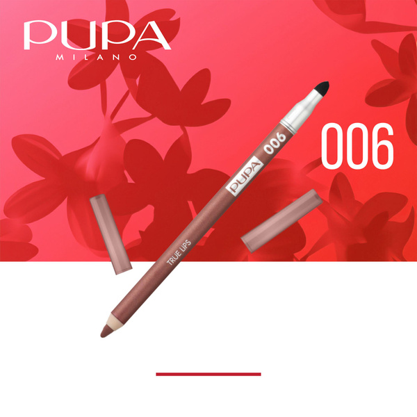 PUPA Карандаш для губ True Lips 006 - купить с доставкой по выгодным ...