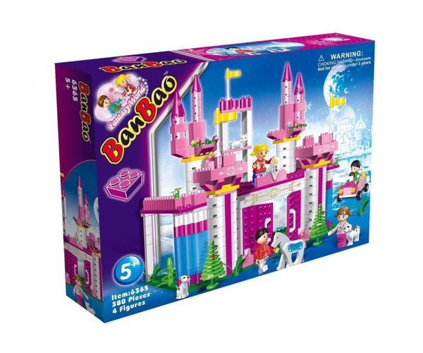 Конструктор Banbao (Банбао) "Дворец" с аксессуарами, 4 фигурки, 380 ...