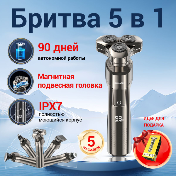 Электробритва KaringBee KB-5800 - купить по выгодным ценам в интернет-магазине OZON (1579043428)