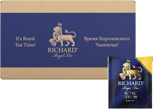 Чай в пакетиках черный Richard Royal Ceylon, 200 шт - купить с ...