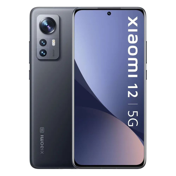 Смартфон Xiaomi 12 Global 12/256 256 ГБ 12 ГБ Черный OLED/AMOLED 2 SIM ...