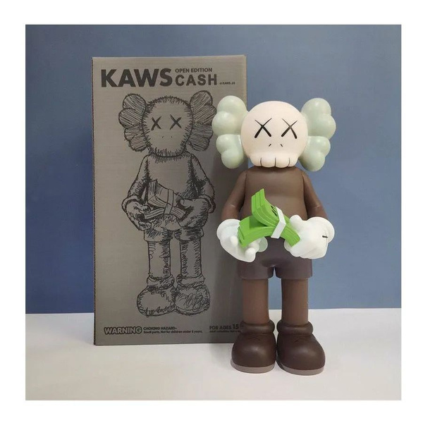 Фигурка коллекционная KAWS CASH 30 см коричневая - купить с доставкой ...