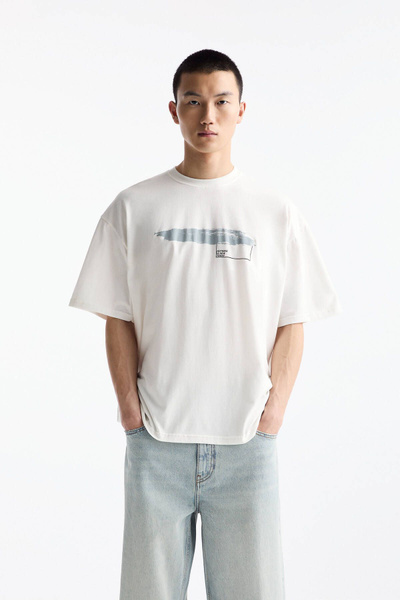 Поло Pull&Bear, размер 44, цвет белый - купить по выгодной цене в интернет-магазине OZON ...