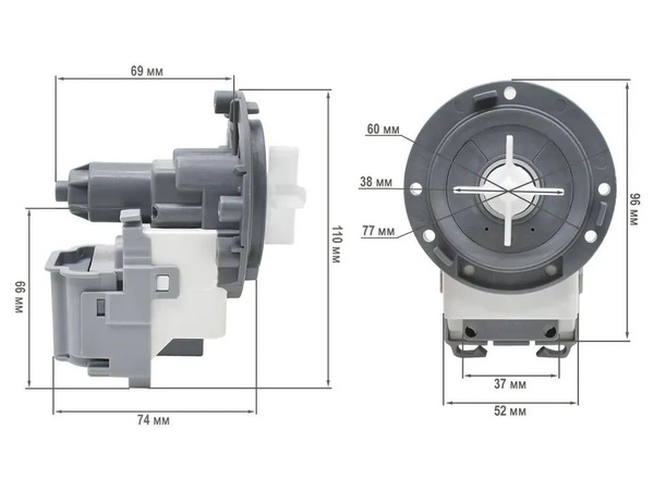 Сливной насос для стиральной машины для Samsung DC31-00181A - купить с ...
