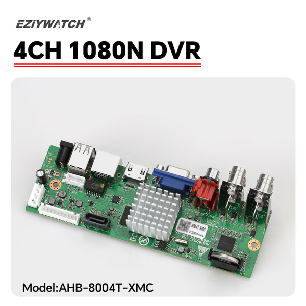 EZiYWATCH 4CH DVR Board AHB8004T-XMC с кабелем SATA и кабелем питания ...