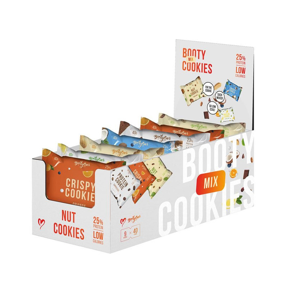 Печенье протеиновое BootyBar в ассортименте (без сахара) 40г, Россия - в заказе 1 шт.товара ...