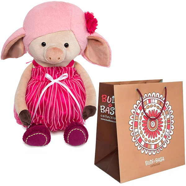 Мягкая игрушка Свинка Фру-Фря в подарочном пакете 30 см Budi Basa - купить с доставкой по ...