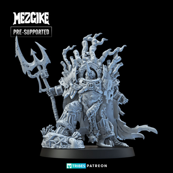Миниатюра Wh40k DnD Death Guard / Гвардия Смерти: Commander Thalpior ...