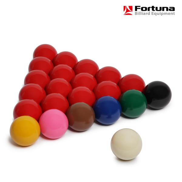 Бильярдные шары для снукера, Fortuna Standard Snooker 52,4 мм, 22 шт ...