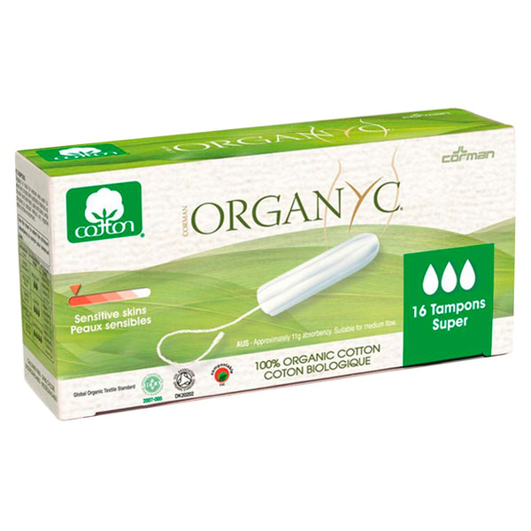 Organyc Тампоны Супер без аппликатора (3 капли) - купить с доставкой по ...