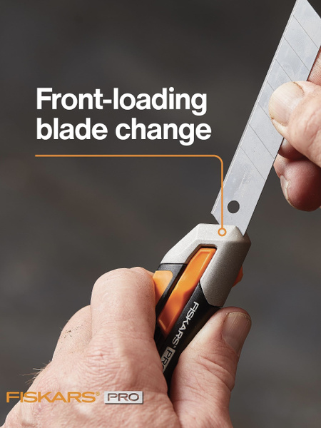 Fiskars PRO CarbonMAX 24X лезвия для ножа 18мм сменные сегментирование ...