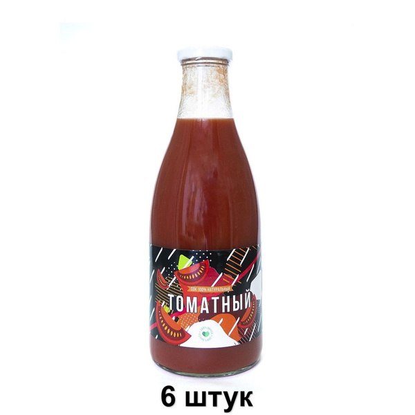 Тихвинский уездъ Сок Томатный, 1 л, 6 шт - купить с доставкой по ...