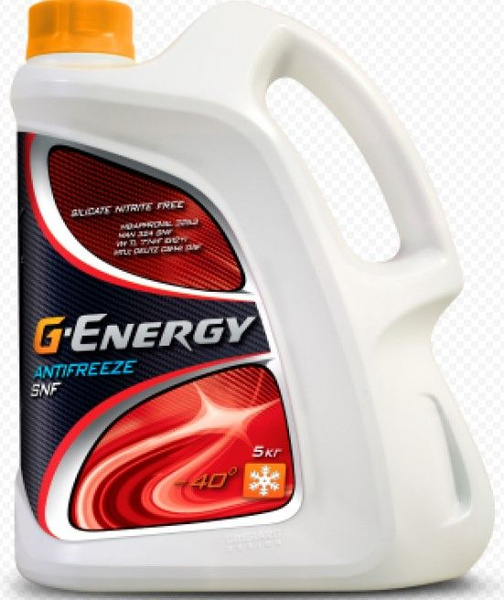 Антифриз Gazpromneft G-Energy 40 красный 5 кг, Готовый раствор купить ...