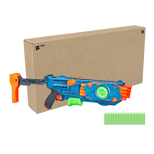 Бластер Nerf Elite 2.0 F2551 Флип 16 Эко-упаковка - купить с доставкой ...