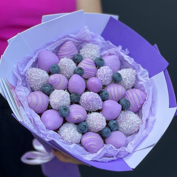 Букет из клубники в шоколаде - купить с доставкой по выгодным ценам в ...