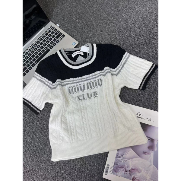 Футболка Miu Miu размер 44 цвет белый купить по выгодной цене в интернет магазине Ozon