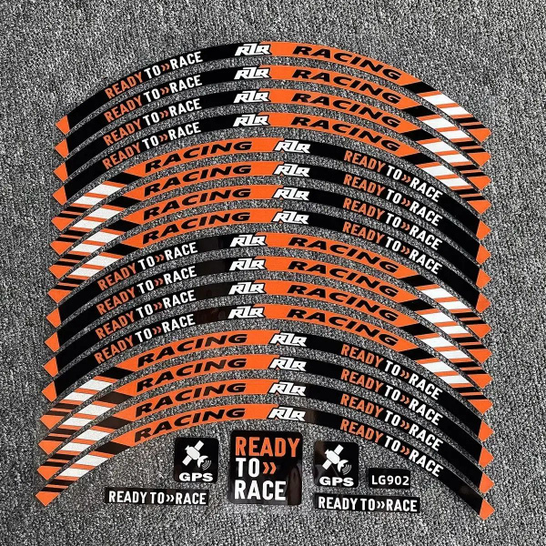 Светоотражающая декаль обода колеса мотоцикла для KTM Super Adventure ...