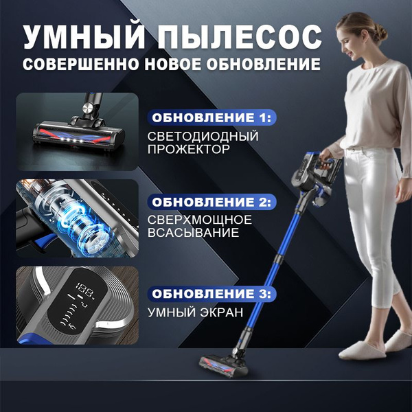 Мощный компактный домашний ручной пылесос, Интеллектуальное управление ...