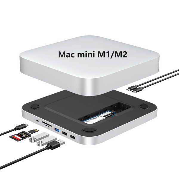 USB Hub type c для Mac mini M2/М1 Mac Studio Dock Station M.2 SSD ...
