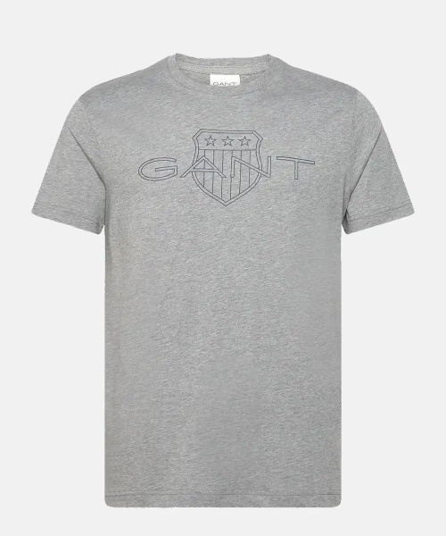 Футболка GANT, размер 50, цвет серый - купить по выгодной цене в ...