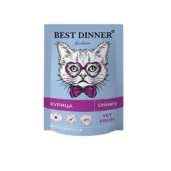 Влажный корм Best Dinner Exclusive Vet Profi Urinary для кошек, для ...