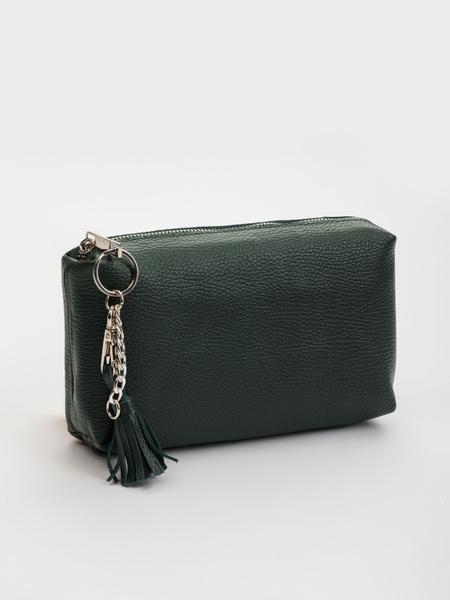 ROBERT DEV. Косметичка женская кожаная натуральная, сменный блок для сумки кросс боди ILLUSION ...