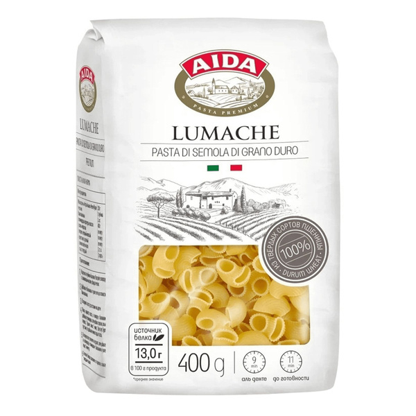 Макаронные изделия Aida Lumache 400 г купить на OZON по низкой цене ...