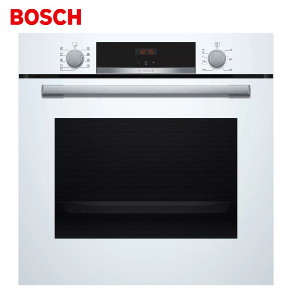 Электрический духовой шкаф встраиваемый BOSCH HBA534BW0, 71 л, белый ...