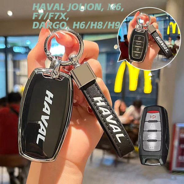 Характеристики Чехол для ключей автомобиля Haval F7, F7x, H6,H8, H9, Jolion, Dargo подробное ...