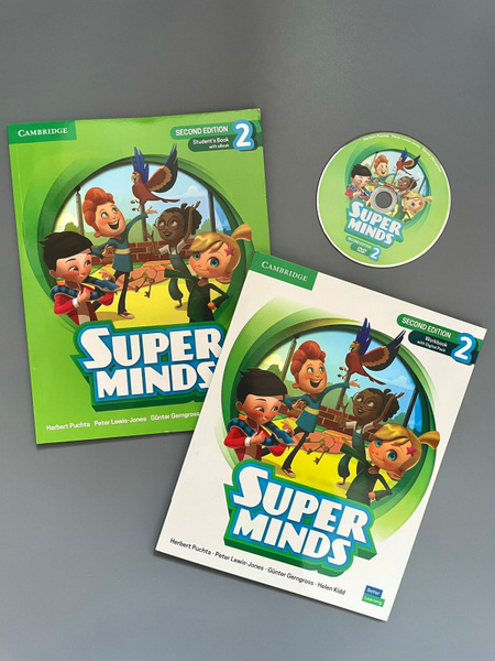 Super Minds 2 2nd Edition Student's book + Workbook+Диск - купить с ...